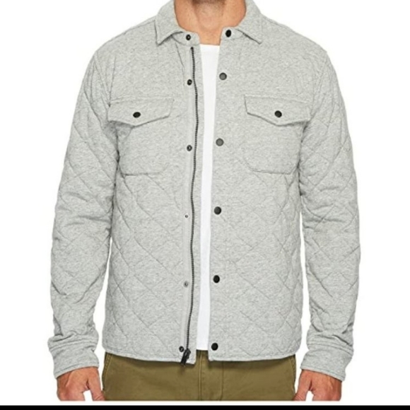 Lucky Brand | Jackets & Coats | Mens Lucky Brand Grey Quilted Shacket ...